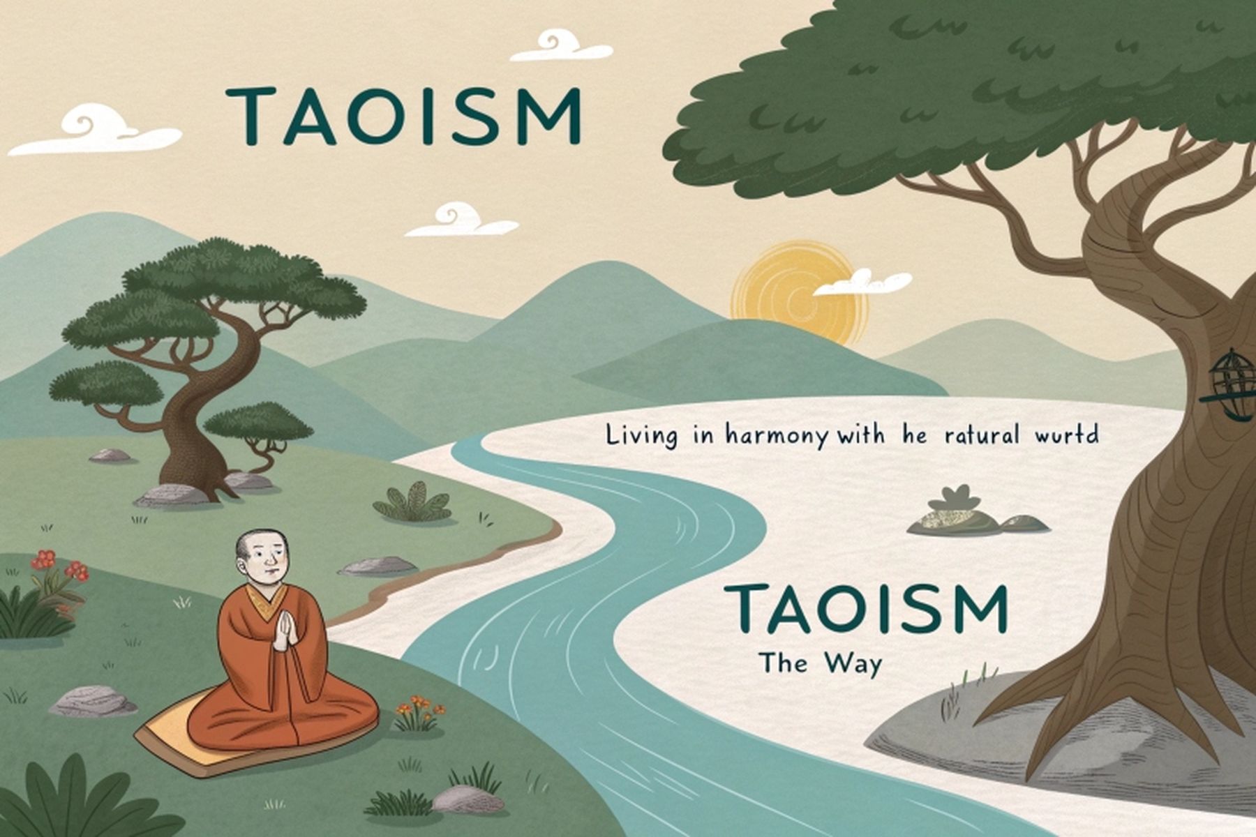 ¿Qué es el taoísmo y cuál es su filosofía principal?